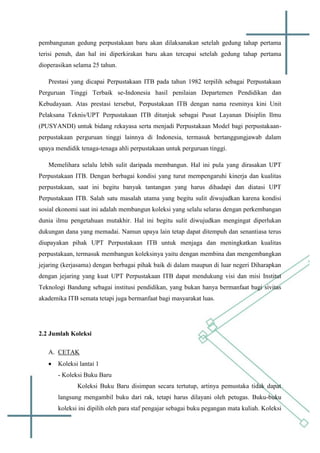 Koleksi Media Elektronik di Perpustakaan Pusat ITB | PDF