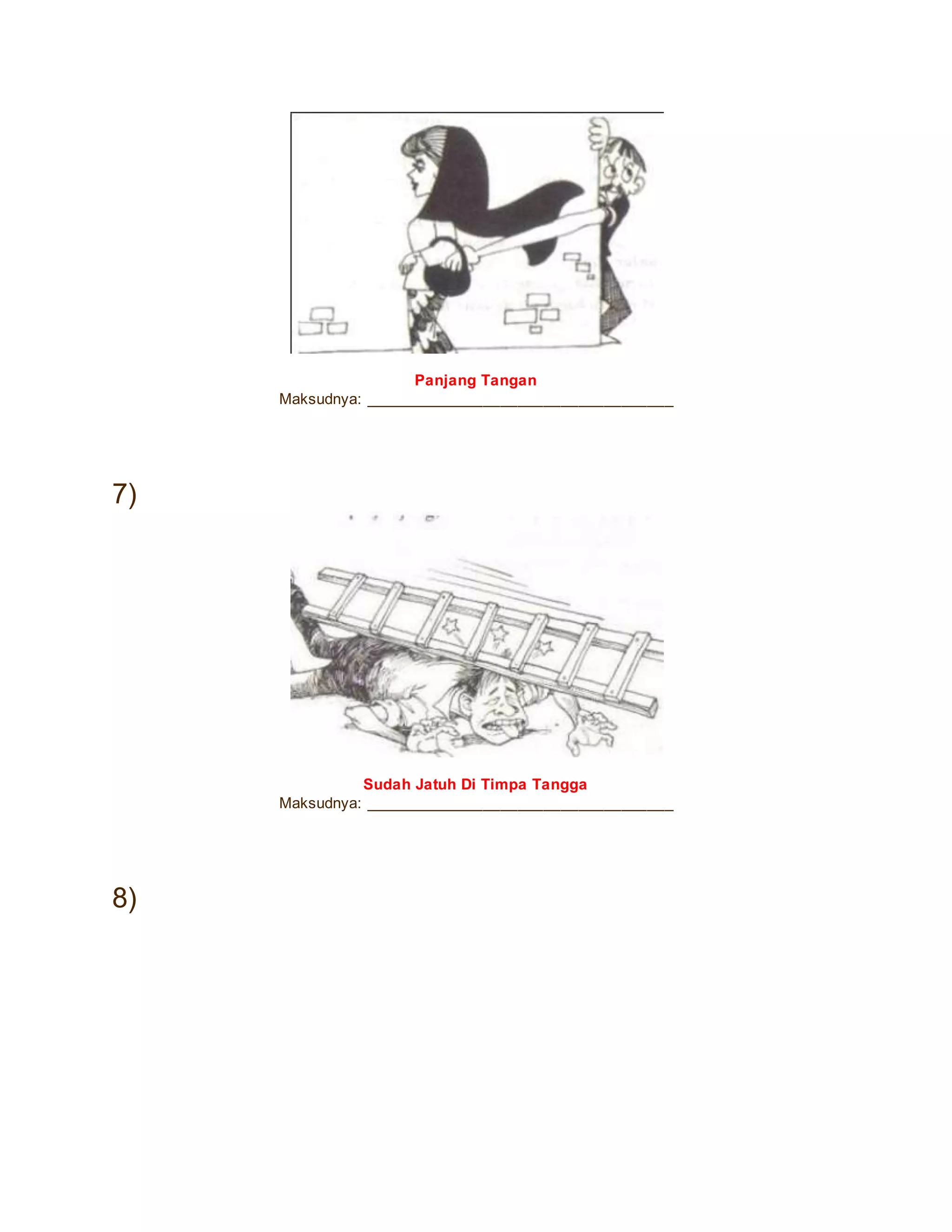 Koleksi peribahasa bergambar | DOCX