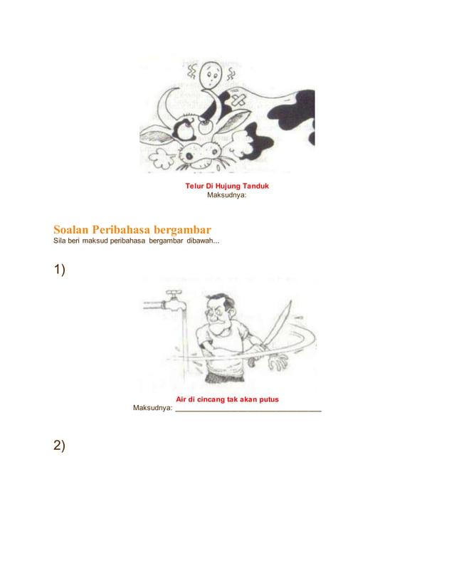 Koleksi peribahasa bergambar | DOCX
