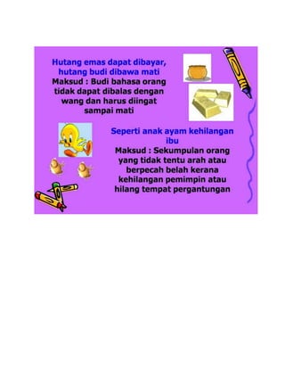 Koleksi peribahasa bergambar | DOCX