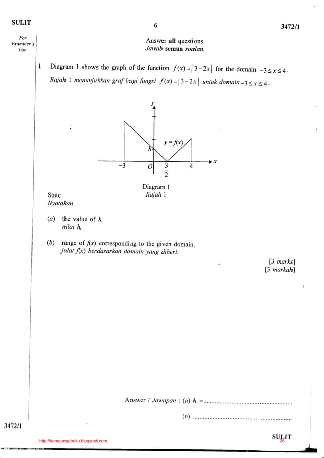 Koleksi Soalan Addmath Kertas1 Pdf