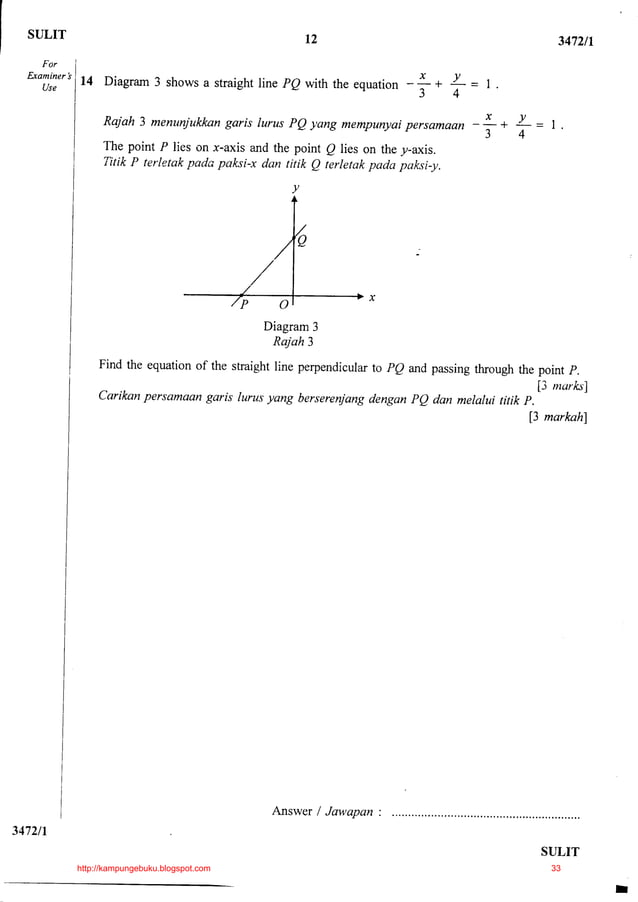 Koleksi soalan addmath kertas1 | PDF