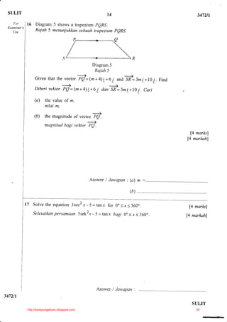 Koleksi soalan addmath kertas1 | PDF
