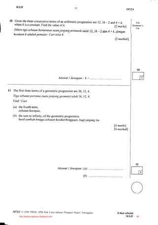 Koleksi soalan addmath kertas1 | PDF