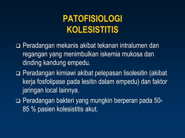 Kolelitiasis,kolestasis,kolesistitis | PPTX