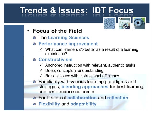 Kolencik Definition of Instructional Design and Technology | PPT