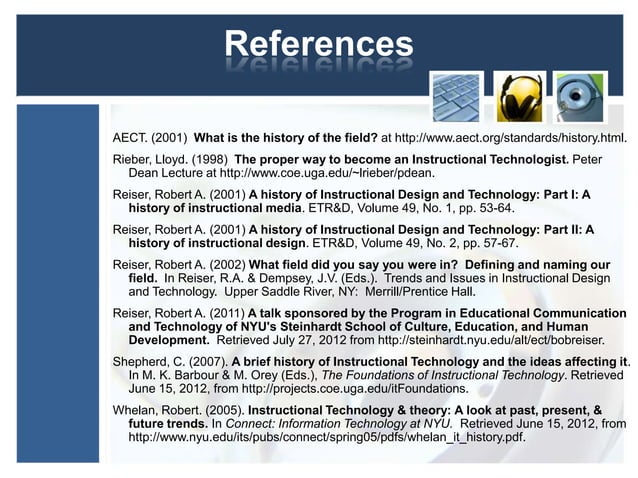 Kolencik Definition of Instructional Design and Technology | PPT