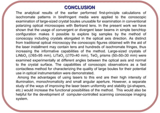laser conoscopy | PPT