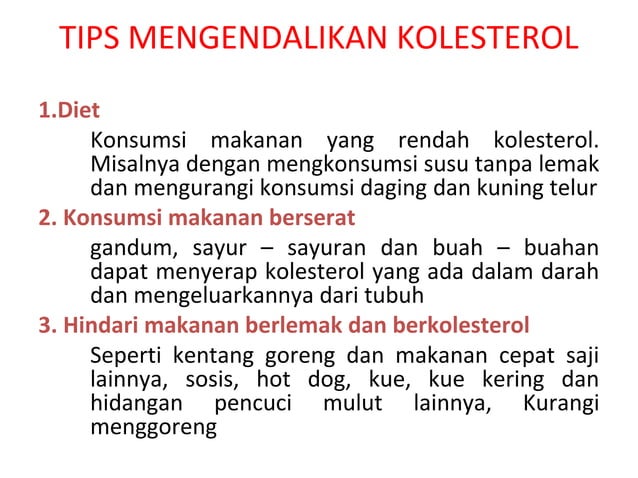 KOLESTEROL | PPT