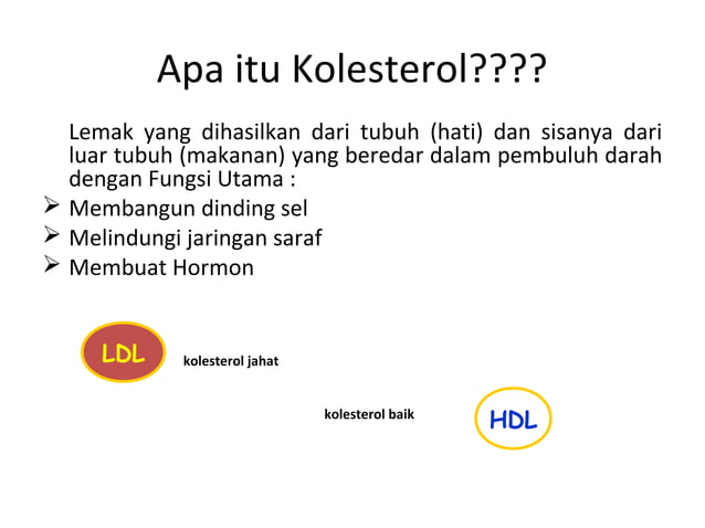 KOLESTEROL | PPT