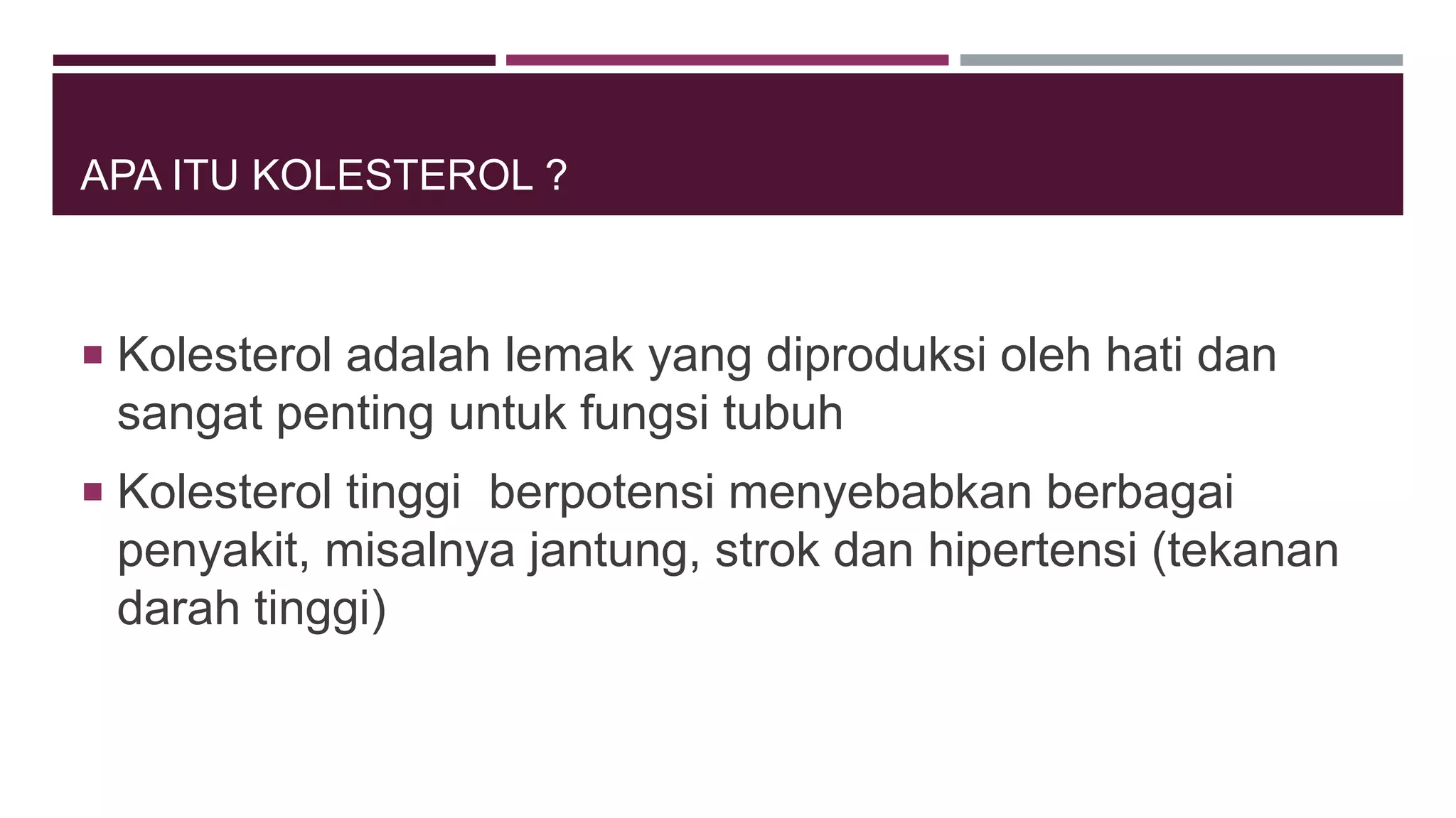 Kolesterol | PPTX