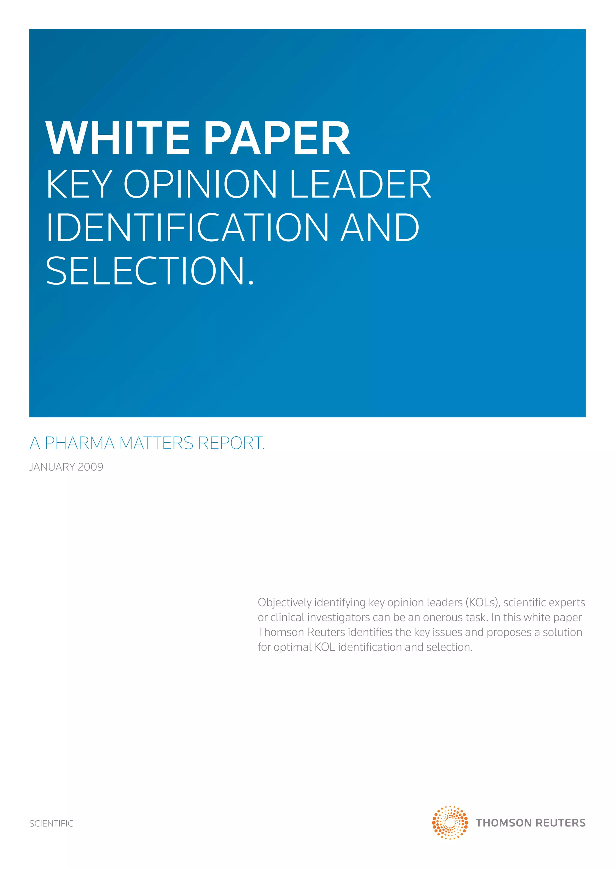 KOL MANAGEMENT | PDF