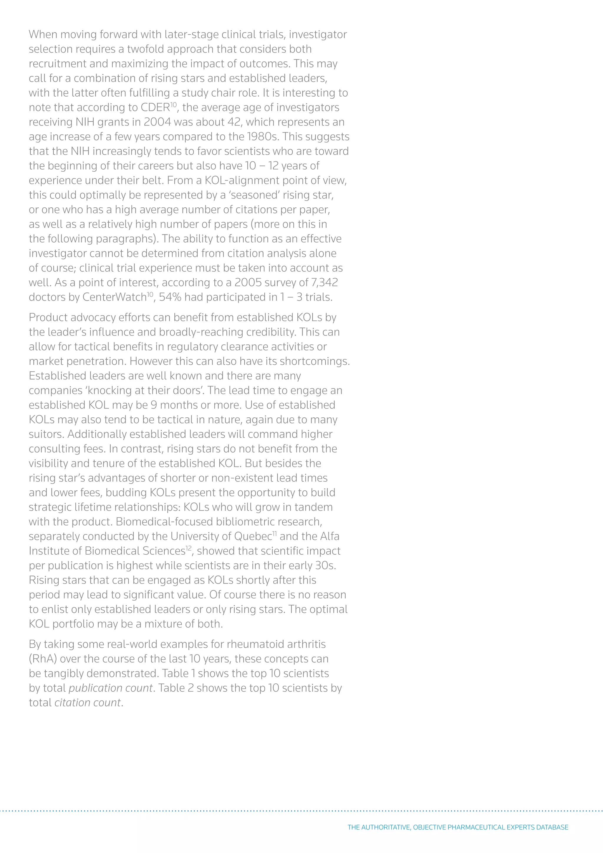 KOL MANAGEMENT | PDF