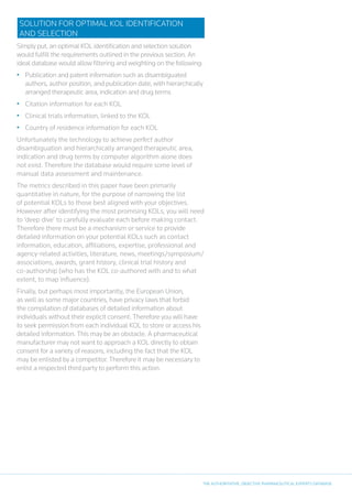 KOL MANAGEMENT | PDF