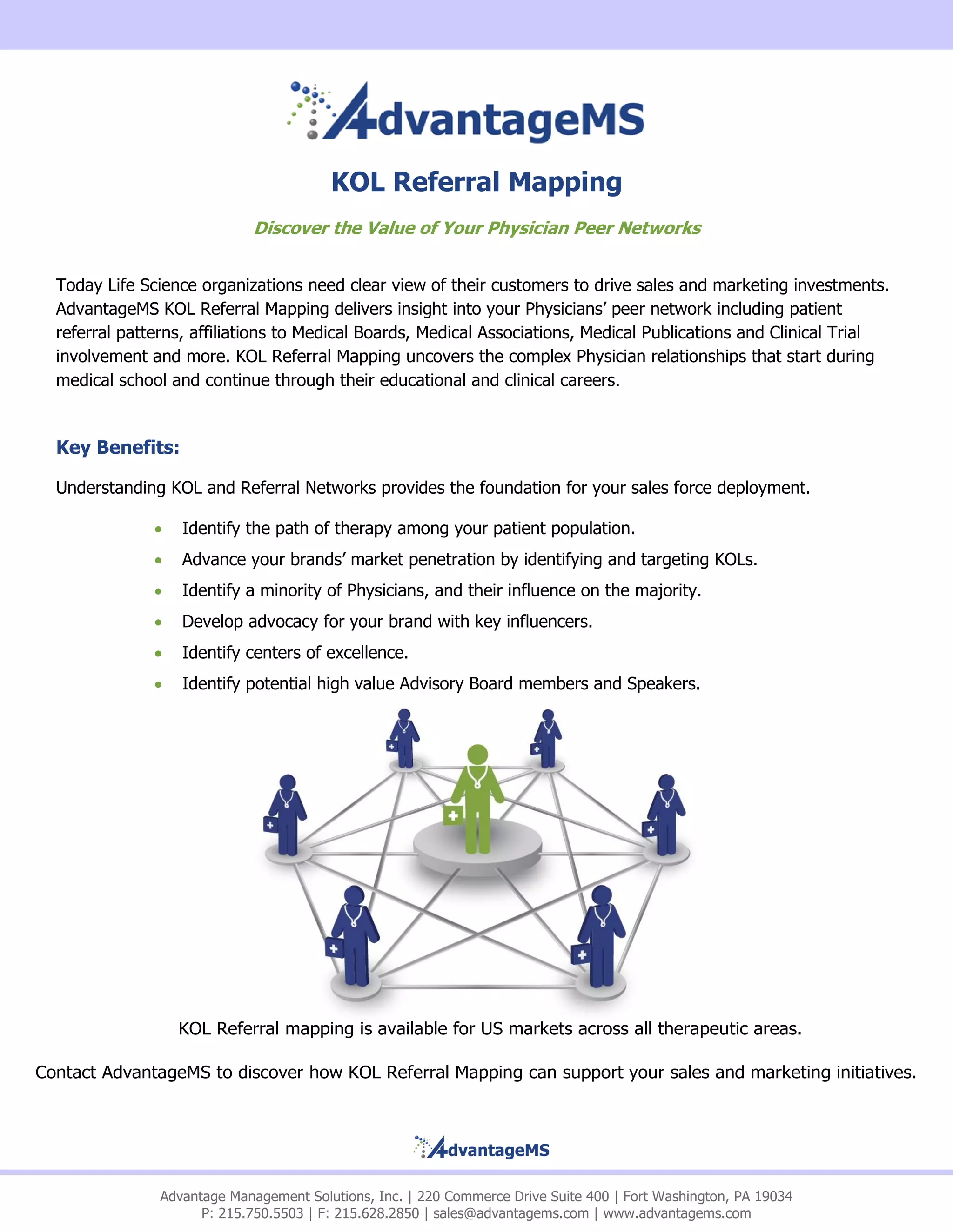 KOL Referral Mapping 2011 | PDF