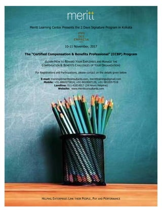 CCBP Program, Kolkata, 10-11 November 2017 | PDF