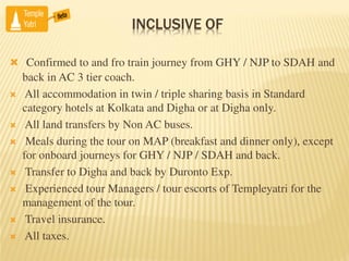 Kolkata digha tour Package | PDF