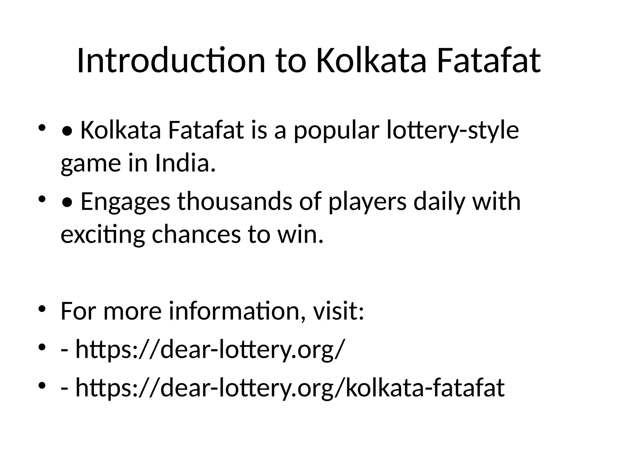 Kolkata Fatafat Presentation Updated.pptx