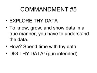 10 Data Commandments to Overcome the Law of Small Numbers | PPT ...