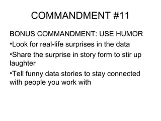 10 Data Commandments to Overcome the Law of Small Numbers | PPT