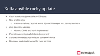 OpenStack Kolla project update rocky release | PPT