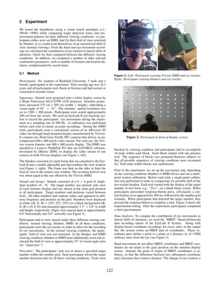 Kollenberg Visual Search In The (Un)Real World How Head Mounted Displays Affect Eye Movements ...