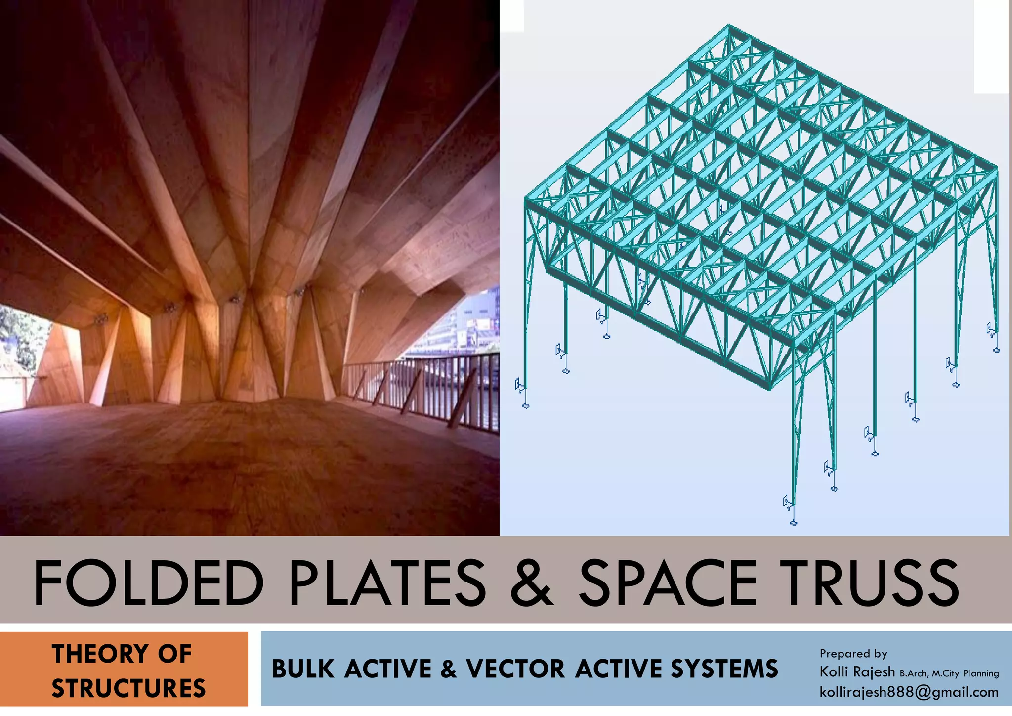 Folded plates and space truss structures | PDF