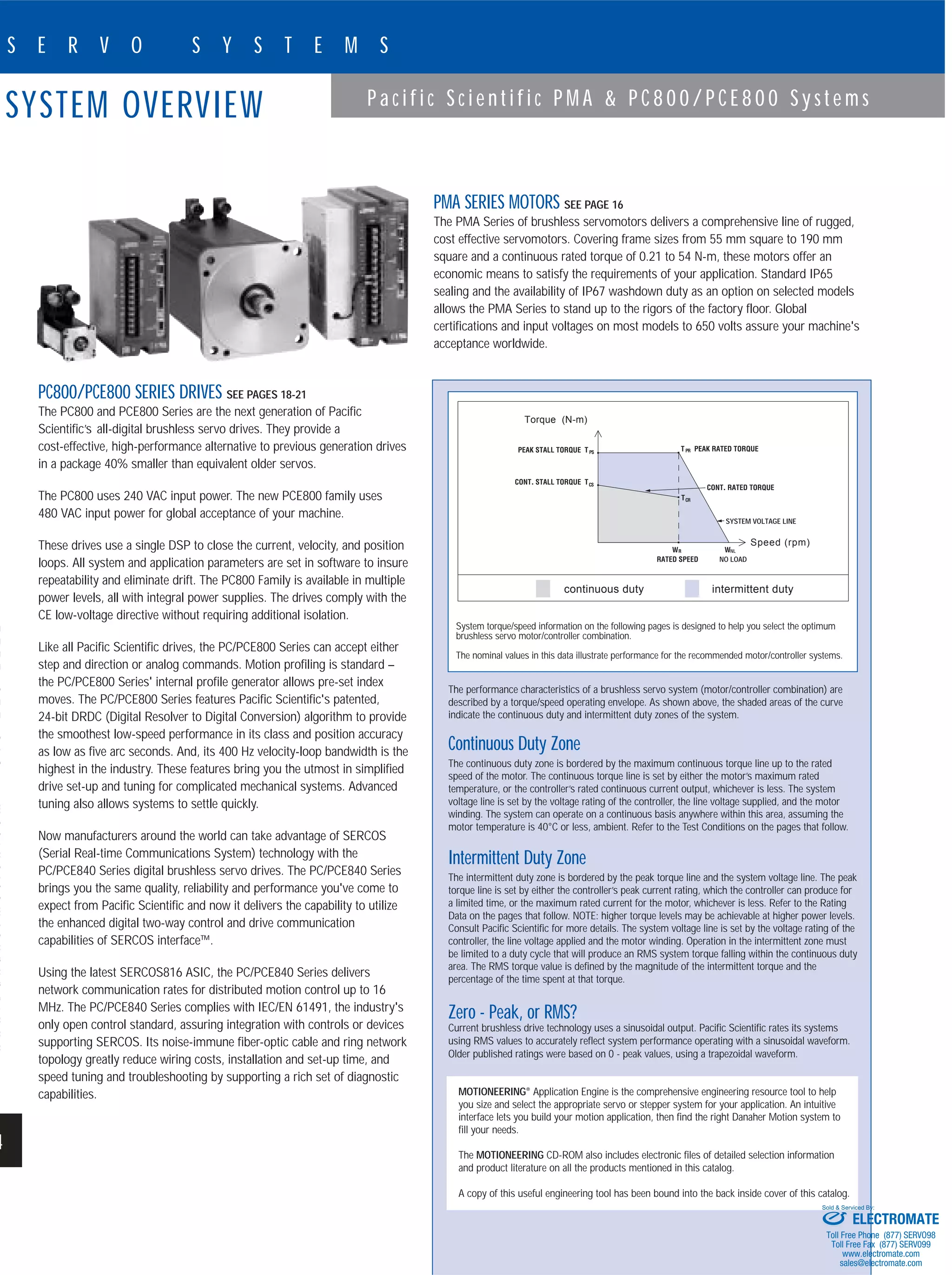 Kollmorgen pma with_pc800_ specsheet | PDF
