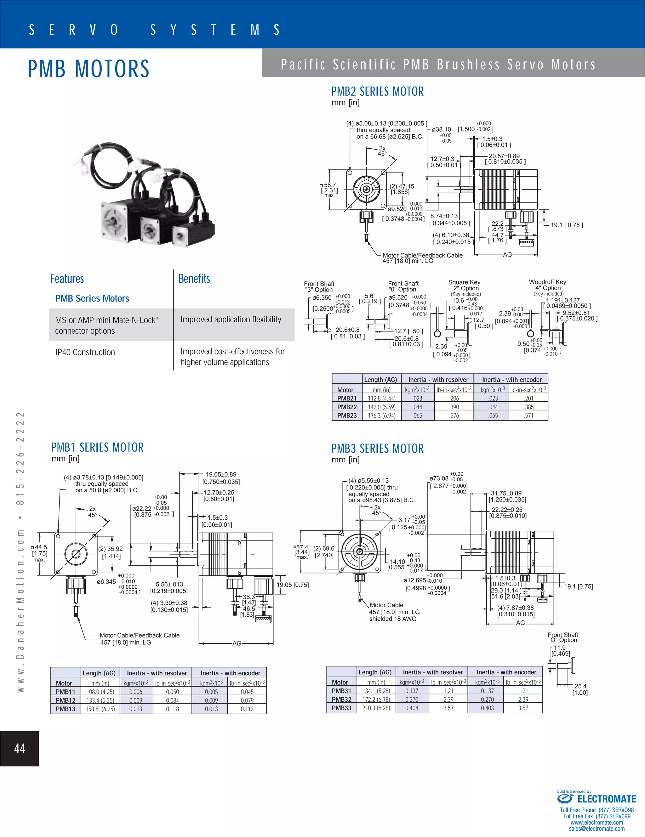 Kollmorgen pmb motor_specsheet | PDF