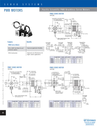 Kollmorgen pmb motor_specsheet | PDF | Radio Control | Hobbies & Interests
