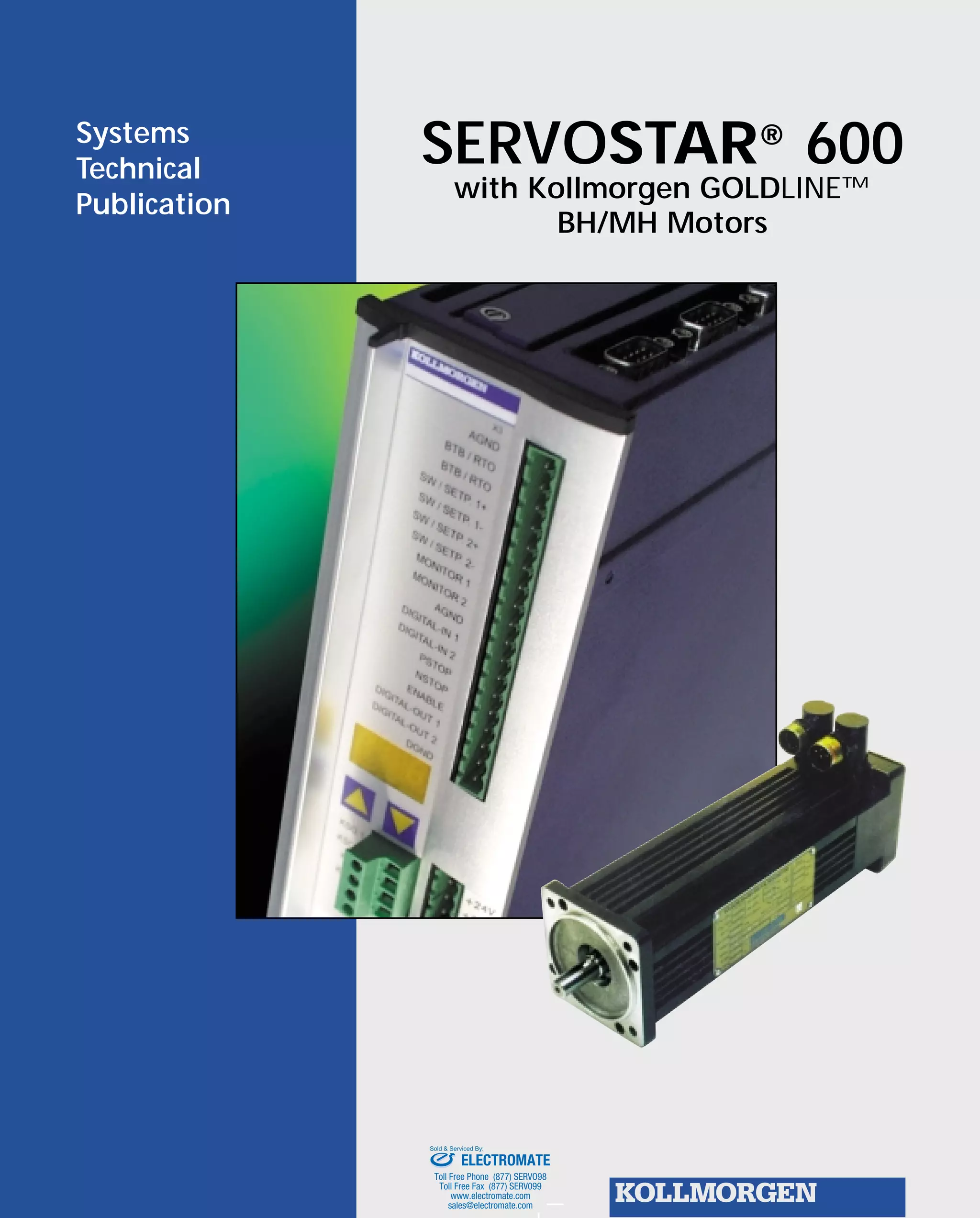 Kollmorgen servostar600 with_gold_line_bhmh_tb_catalog | PDF