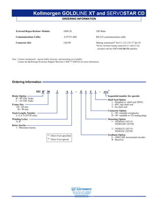 Kollmorgen servostar cd_series2_catalog | PDF