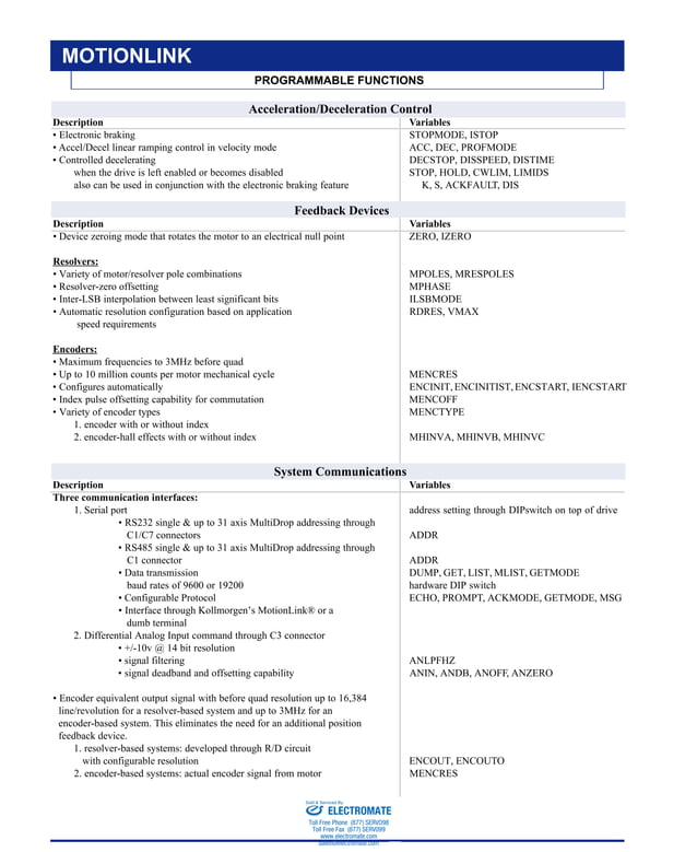 Kollmorgen servostar cd_series2_catalog | PDF