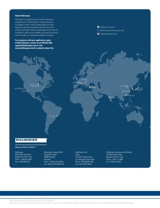Kollmorgen tbm frameless-motor-catalog-00218 rev-a-mobil | PDF