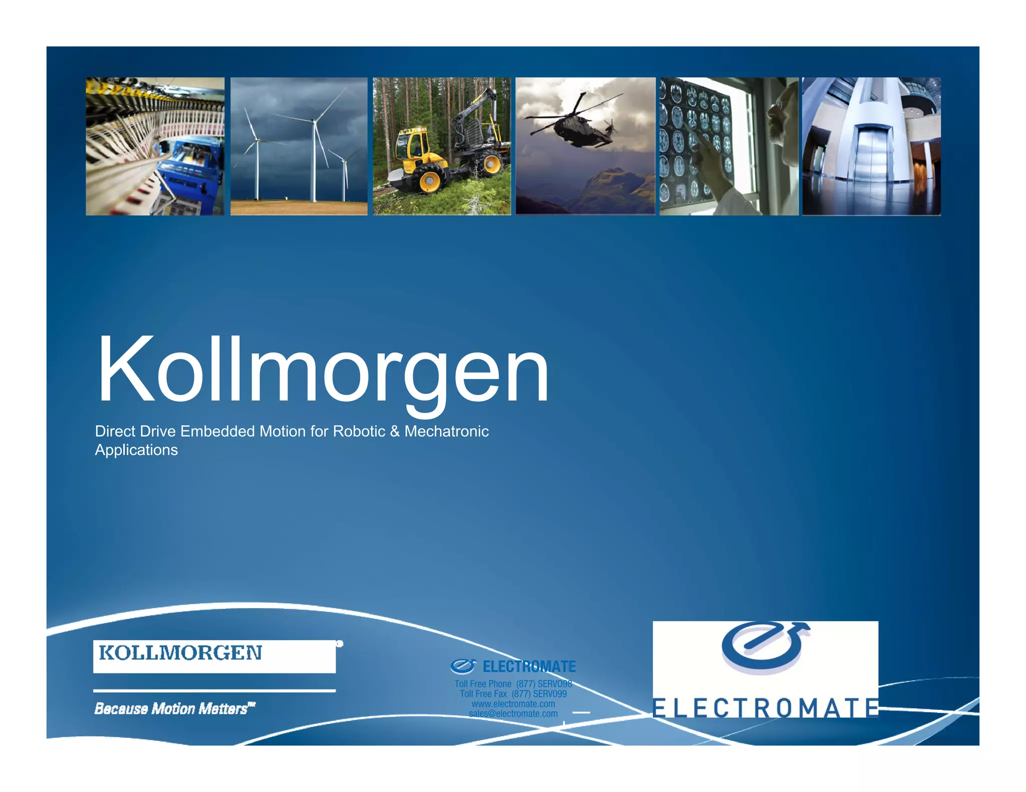 Kollomorgen- Direct Drive Embedded Motion For Robotic & Mechatronic ...