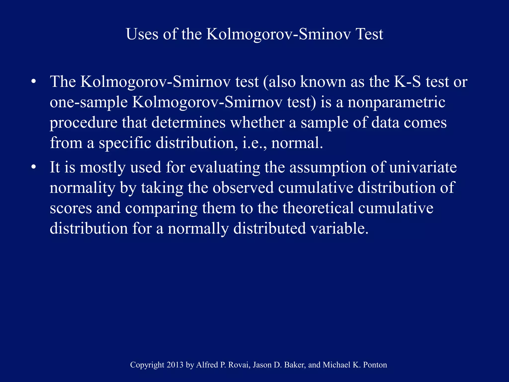 Kolmogorov-Smirnov Test.pptx