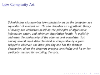 Kolmogorov Complexity, Art, and all that | PDF | Computing | Technology ...