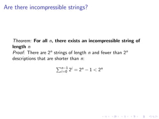 Kolmogorov Complexity, Art, and all that | PDF | Computing | Technology & Computing