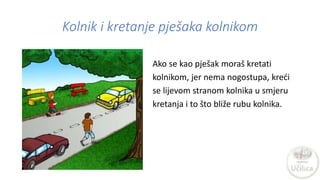 Kolnik i kretanje pješaka kolnikom | PPTX