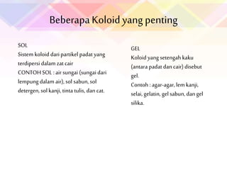 Koloid Kimia SACN | PPTX