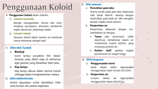 Materi Koloid kelas 11 SMA | PDF