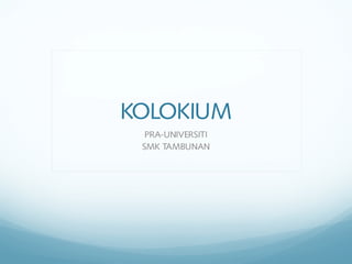 Kolokium 31.1.2012