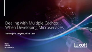 Kolomiyets Dmytro "Dealing with Multiple Caches, When Developing Microservices" | PPT