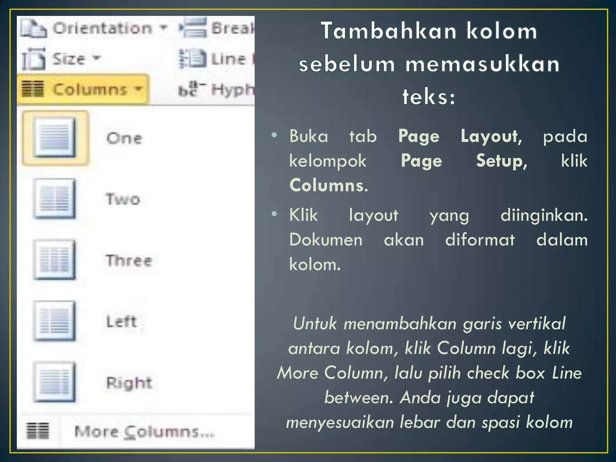 Kolom Koran, Drop Cap, Symbol, Borders and Shading.pdf