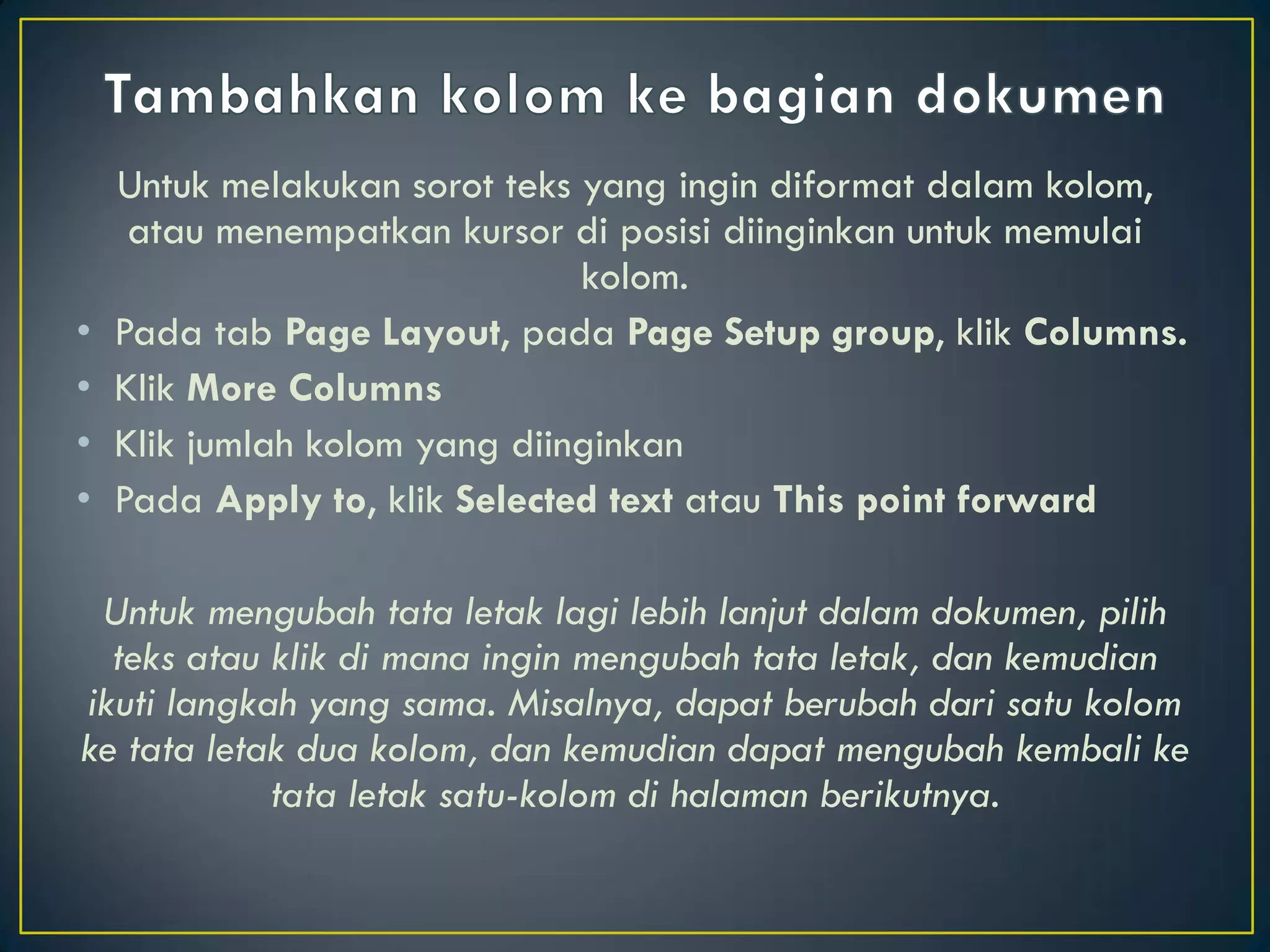 Kolom Koran, Drop Cap, Symbol, Borders and Shading.pdf