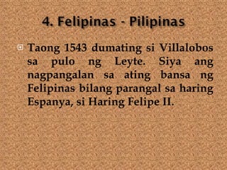 Kolonisasyon at kristiyanisasyon ng pilipinas final | PPT