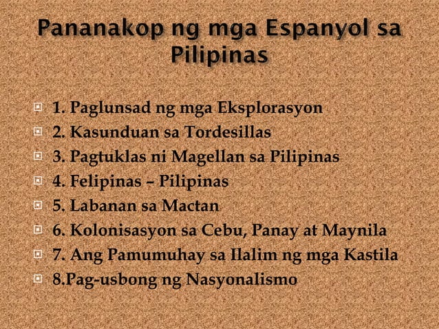 Kolonisasyon at kristiyanisasyon ng pilipinas final | PPT