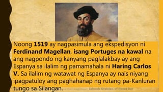 Kolonyalismo: Dahilan at Layunin ng Pananakop ng mga Espanyol | PPTX