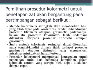 Kolorimetri | PPTX