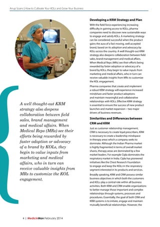 KOL Relationship Management in Pharma | PDF